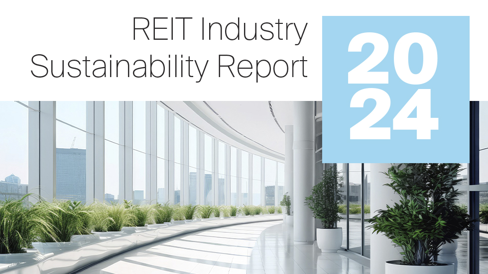 REIT Industry Sustainability Report 2024 | Nareit